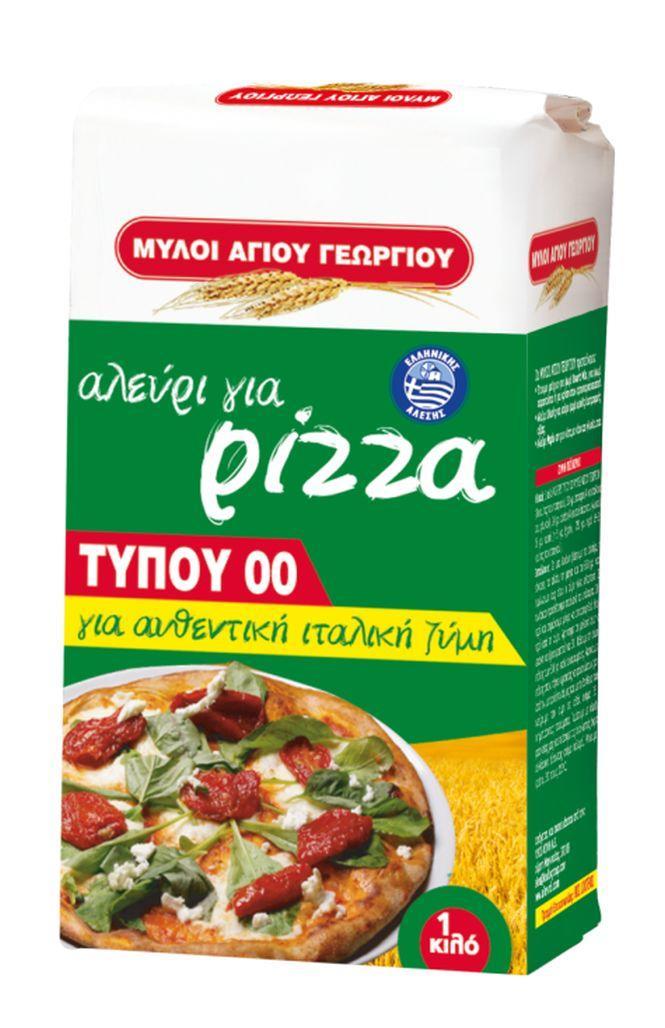Αλεύρι για Πίτσα Μύλοι Αγίου Γεωργίου (1 kg) | e-Fresh.gr
