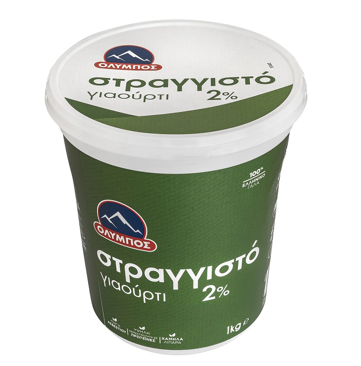 Γιαούρτι Στραγγιστό 2% λιπαρά ΟΛΥΜΠΟΣ (1 Kg) | e-Fresh.gr