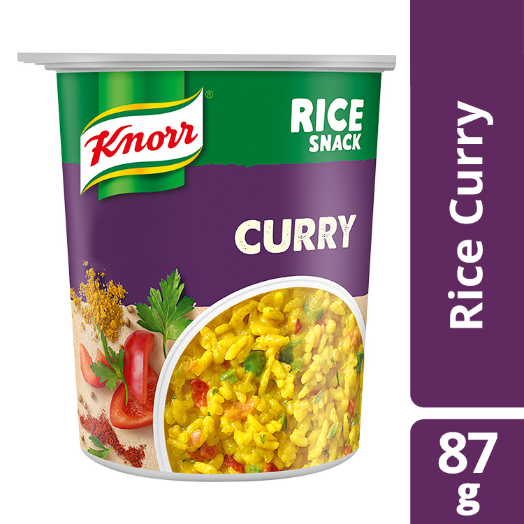 Rice with Curry sauce, Snack Pot Knorr (87 g) | e-Fresh.gr