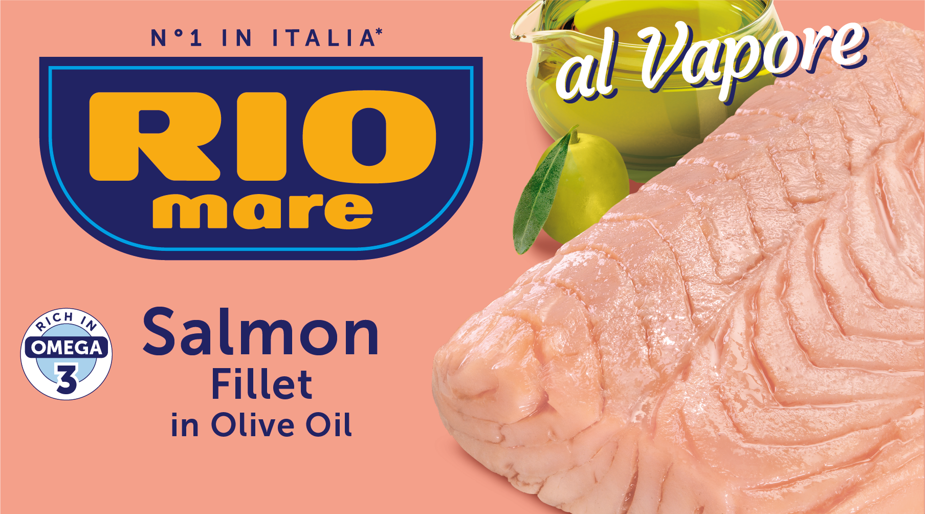 Σολομός Φιλέτο Σε Λάδι Rio Mare (150 g) | e-Fresh.gr