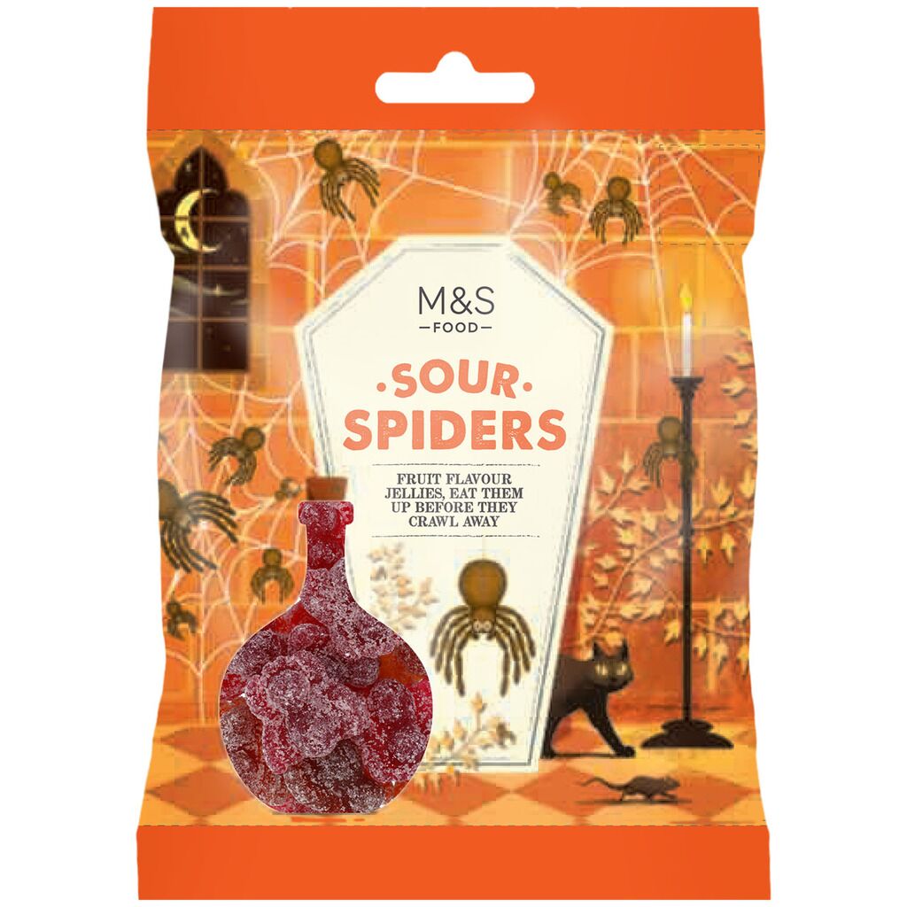 Γλυκά ζελεδάκια με γεύση φρούτου Marks & Spencer (110g) | E-f | Snif.gr