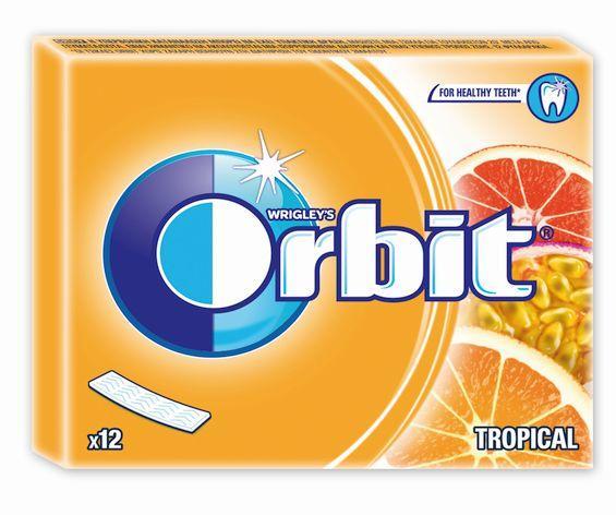 Chewing gum sticks, Tropical, Orbit (31 g) | e-Fresh.gr