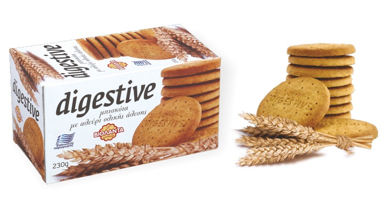 Μπισκότα Digestive Ολικής Άλεσης Βιολάντα (230g) | e-Fresh.gr