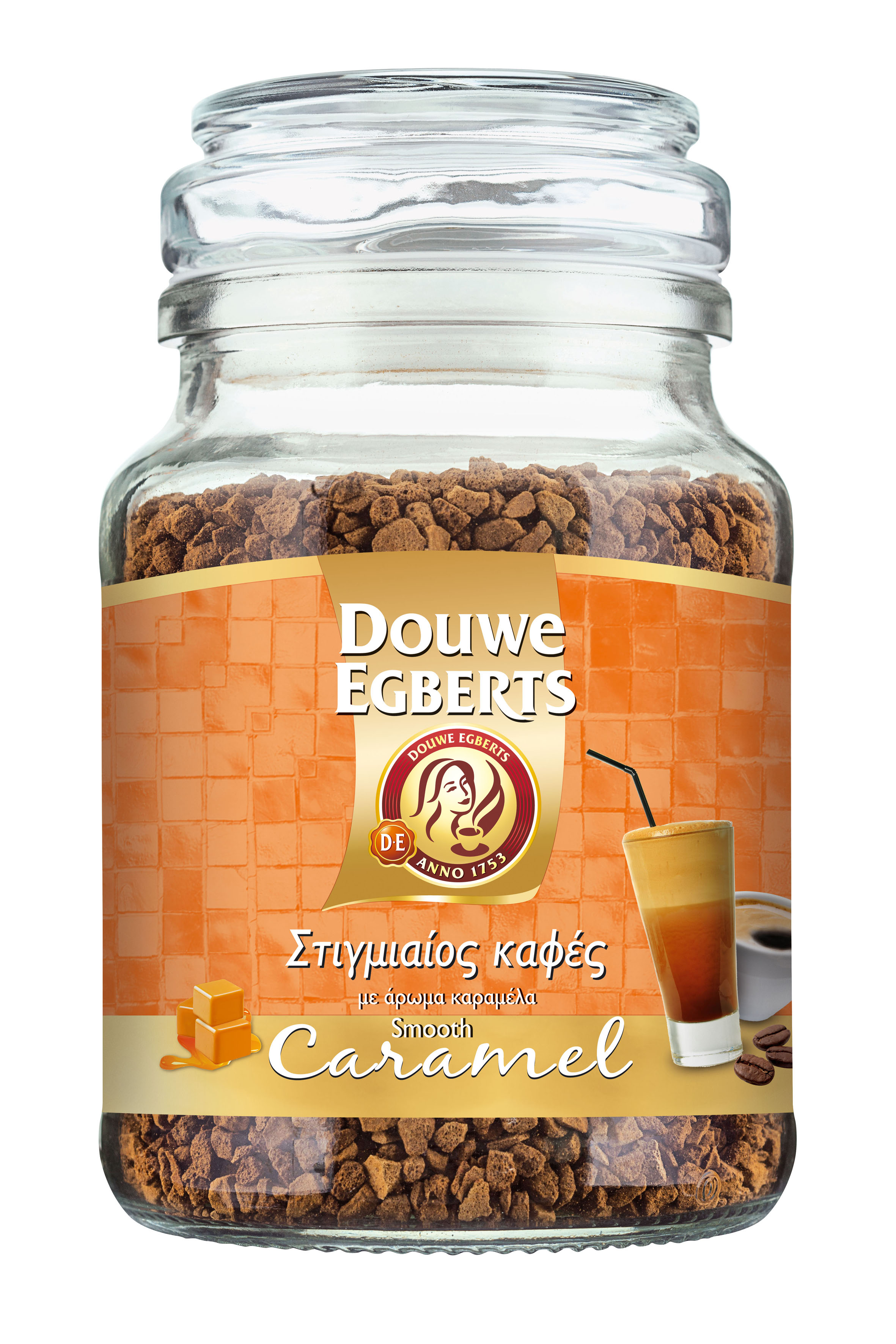 Coffee, Instant Caramel, Douwe Egberts (95 g) | e-Fresh.gr