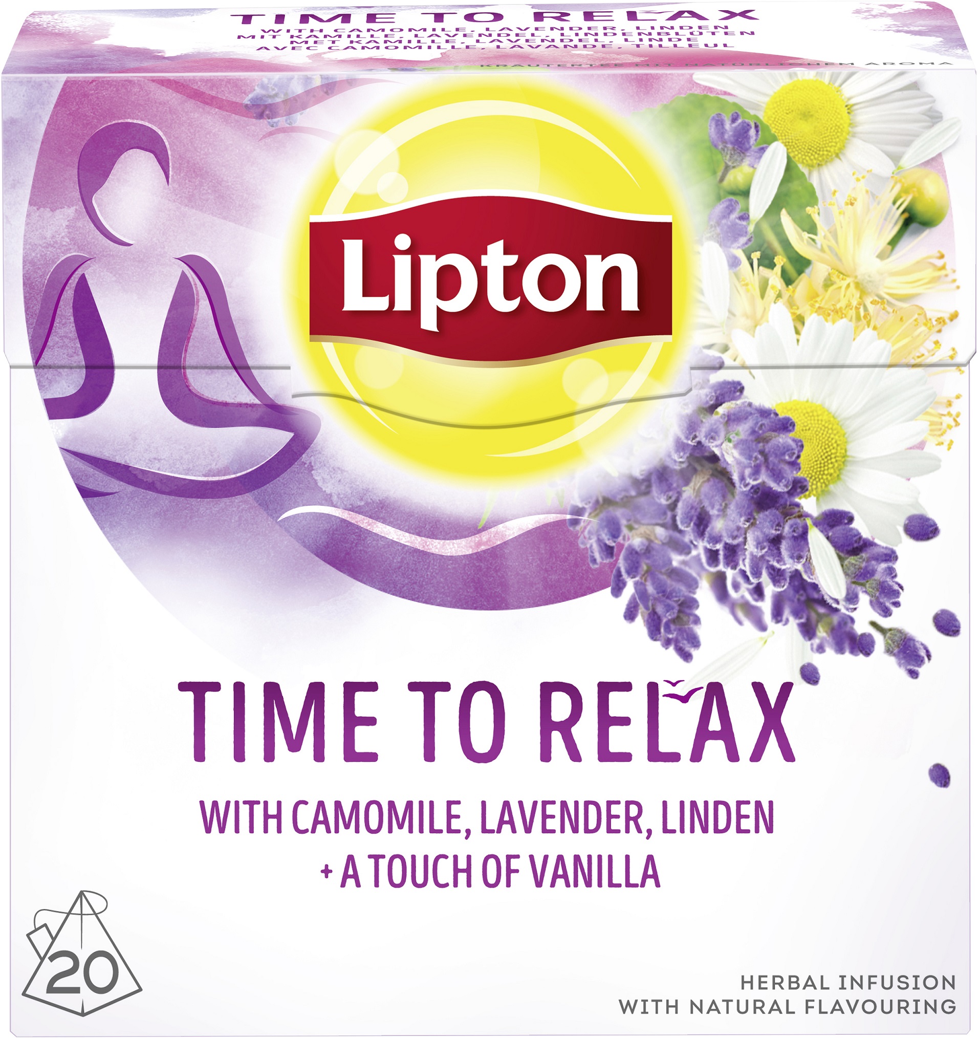 Αφέψημα Time to Relax Lipton (20 πυραμίδες x 1,5g) | e-Fresh.gr