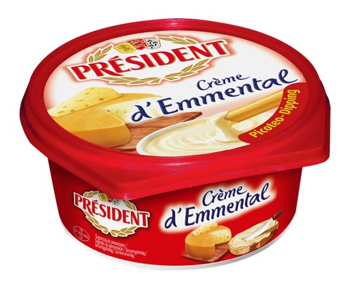 Τυρί Κρέμα Creme De Emmental President (125g) | e-Fresh.gr