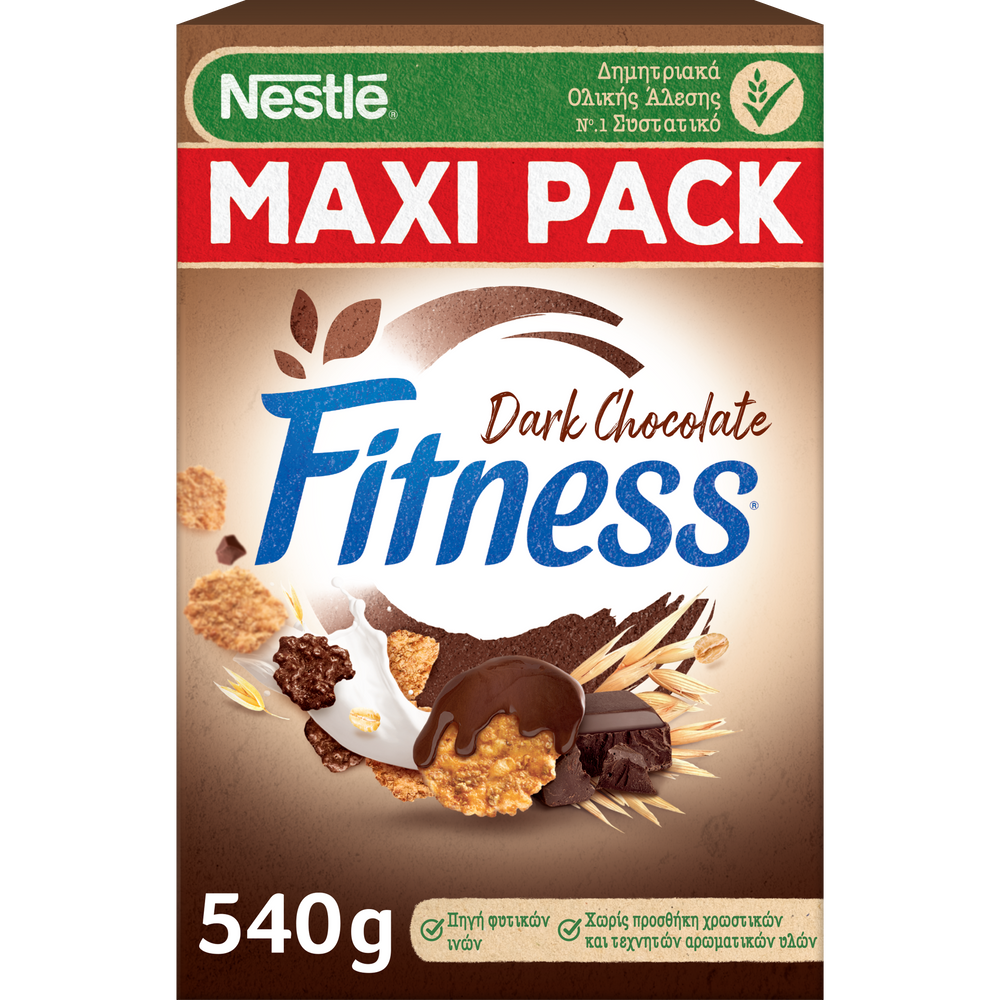 Δημητριακά Fitness με μαύρη σοκολάτα Nestle (540g) | e-smartmarket.gr