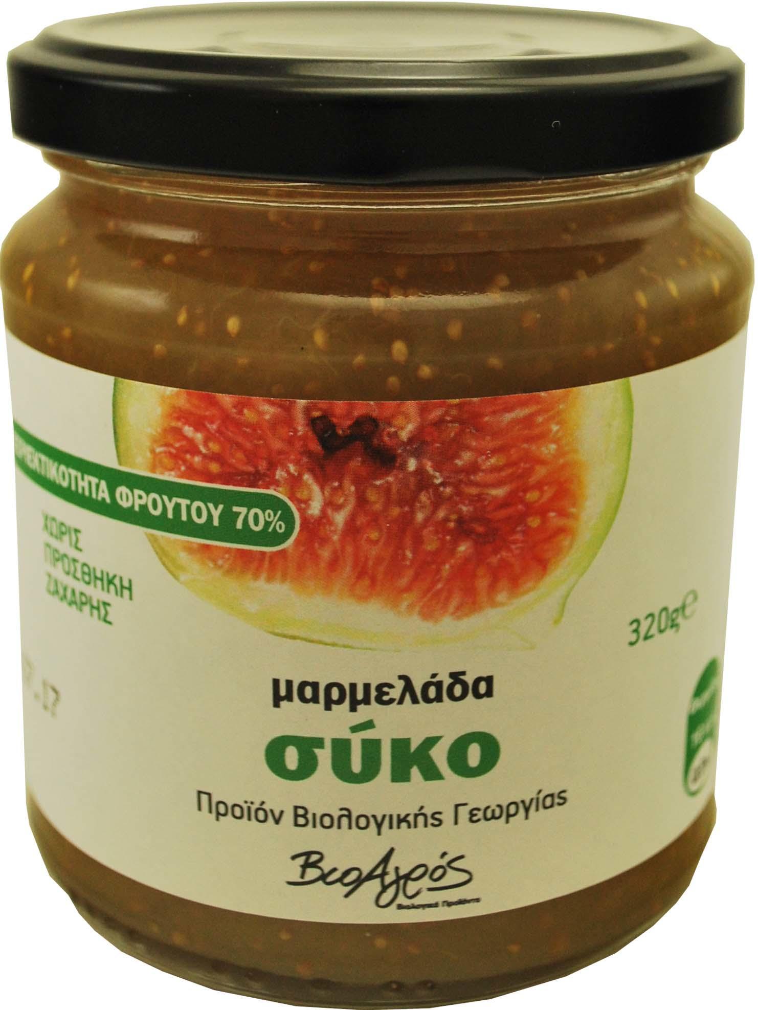 Organic Fig Jam, Bioagros (320 g) | e-Fresh.gr