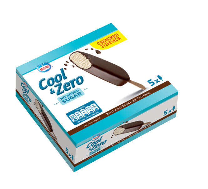 Ξυλάκια Βανίλια Σοκολάτα Cool and Zero (5X70Ml) | e-Fresh.gr