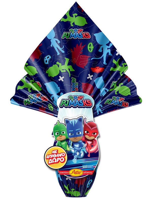 Chocolate Easter Egg, Pj Masks with Gift, Astir (160g)