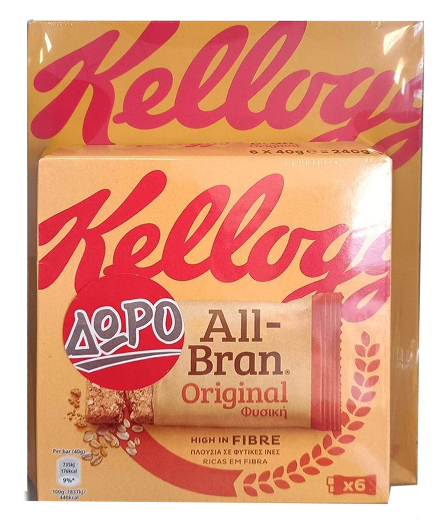 Cereals, Fibre Plus , Kellogg's (375 g)+ Cereal Bars, All Bran Natural ...