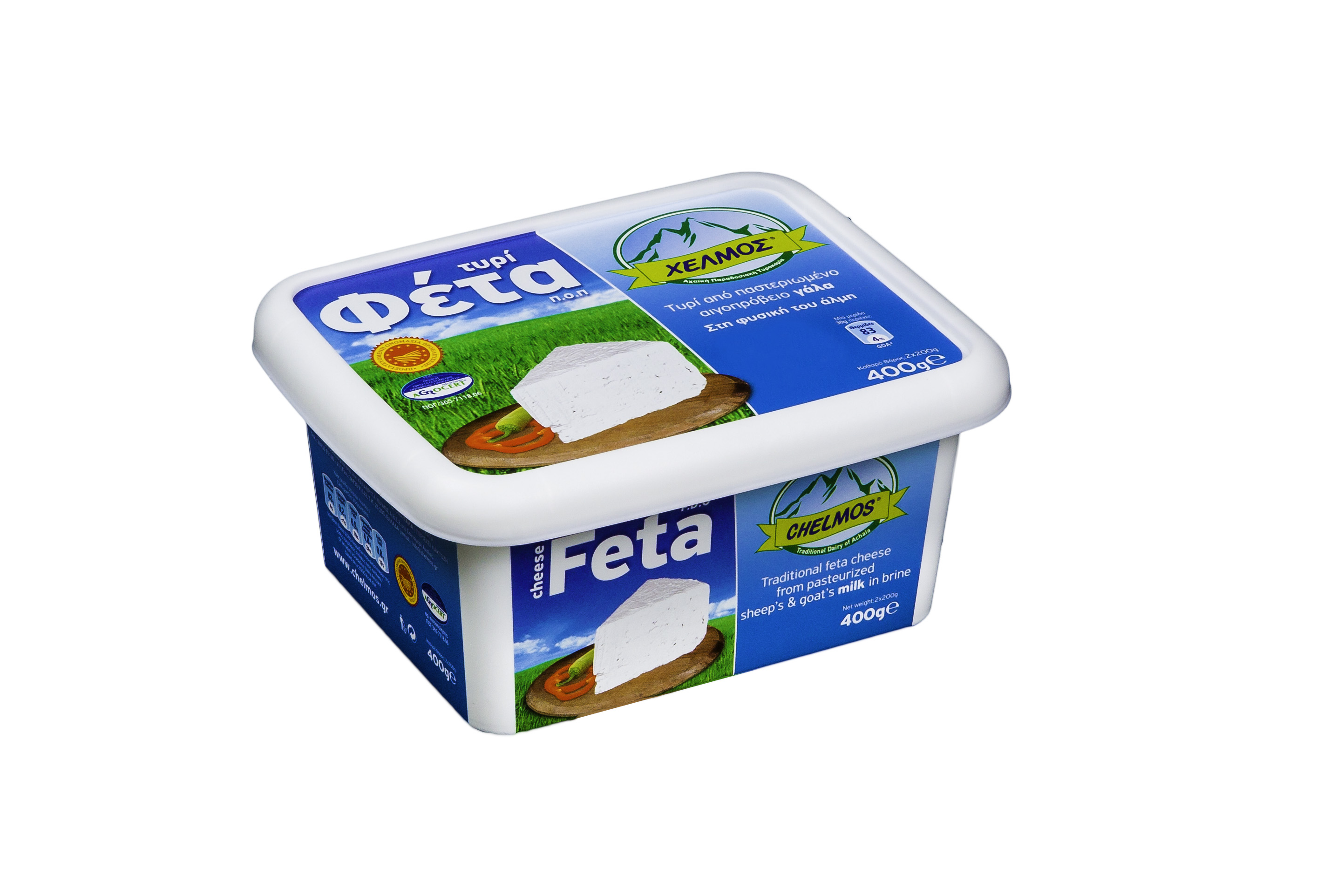 Feta Cheese, Chelmos (400 g) | e-Fresh.gr