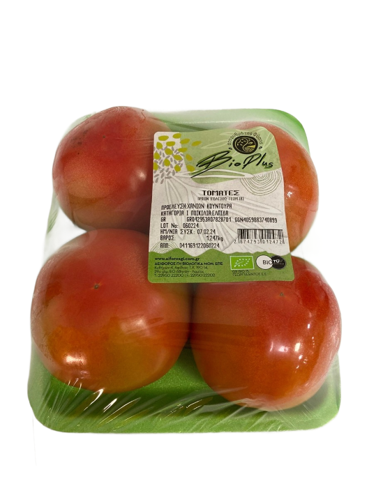Τομάτες Βιολογικές Ελληνικές (ελάχιστο βάρος 1,2Κg) | e-Fresh.gr