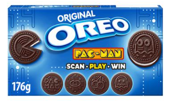 Μπισκότα με Γέμιση Κρέμα Oreo Pacman (176g) | e-Fresh.gr