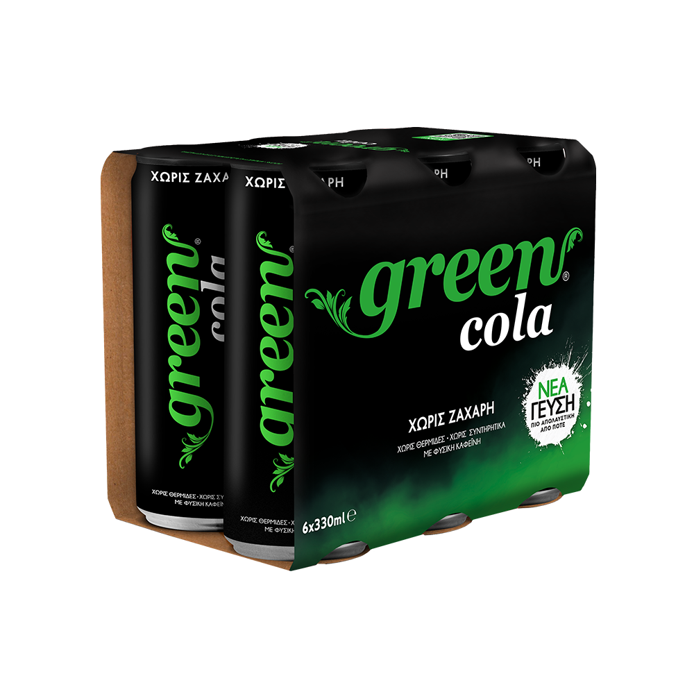 Αναψυκτικό Κουτί Green Cola (6x330ml) | e-Fresh.gr