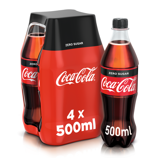 Coca-Cola Zero (4x500 ml) | e-Fresh.gr