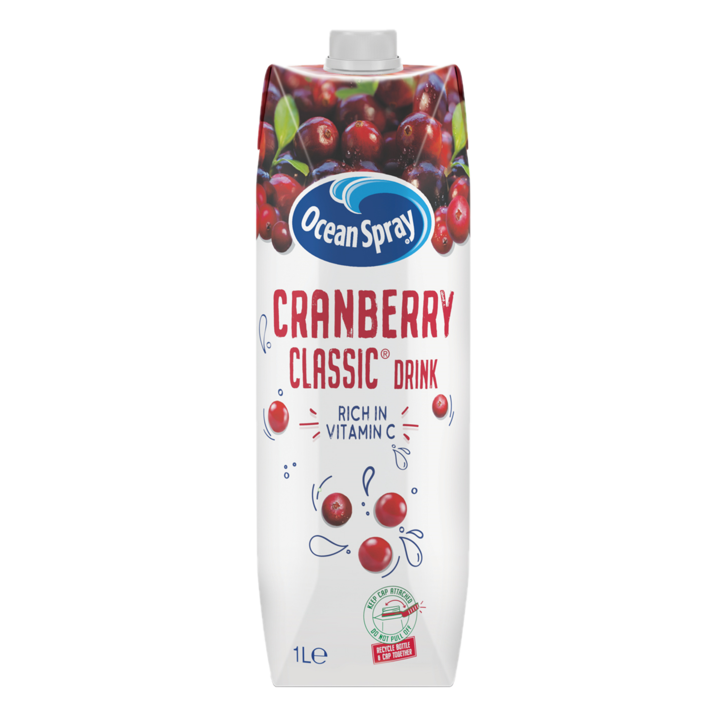 Φρουτοποτό Cranberry Classic Ocean Spray (1 lt) | e-Fresh.gr