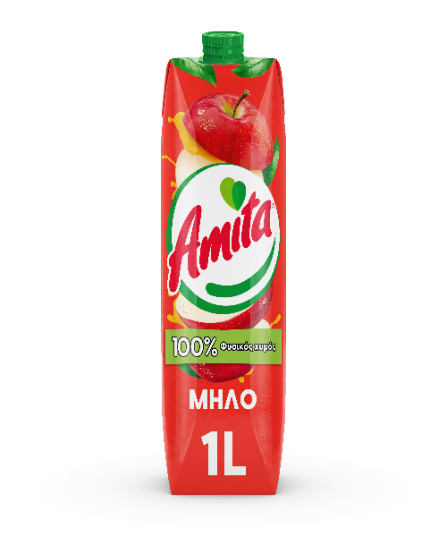 Φυσικός Χυμός Μήλο Amita (1 lt) - Simply Foods