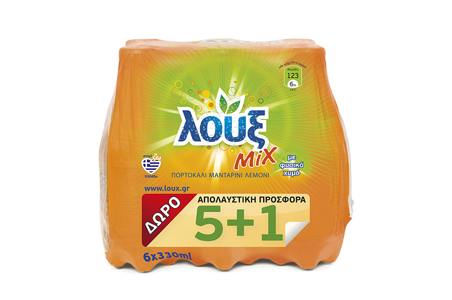 Αναψυκτικό Με Χυμό Εσπεριδοειδών Λούξ (6x330 ml) 5+1 Δώρο