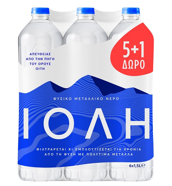 Mineral Water, Ioli (6x1,5 Lt) 5+1 Free | e-Fresh.gr