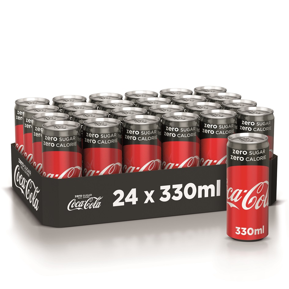 Coca-Cola Zero Κιβώτιο (24x330 ml) | e-Fresh.gr