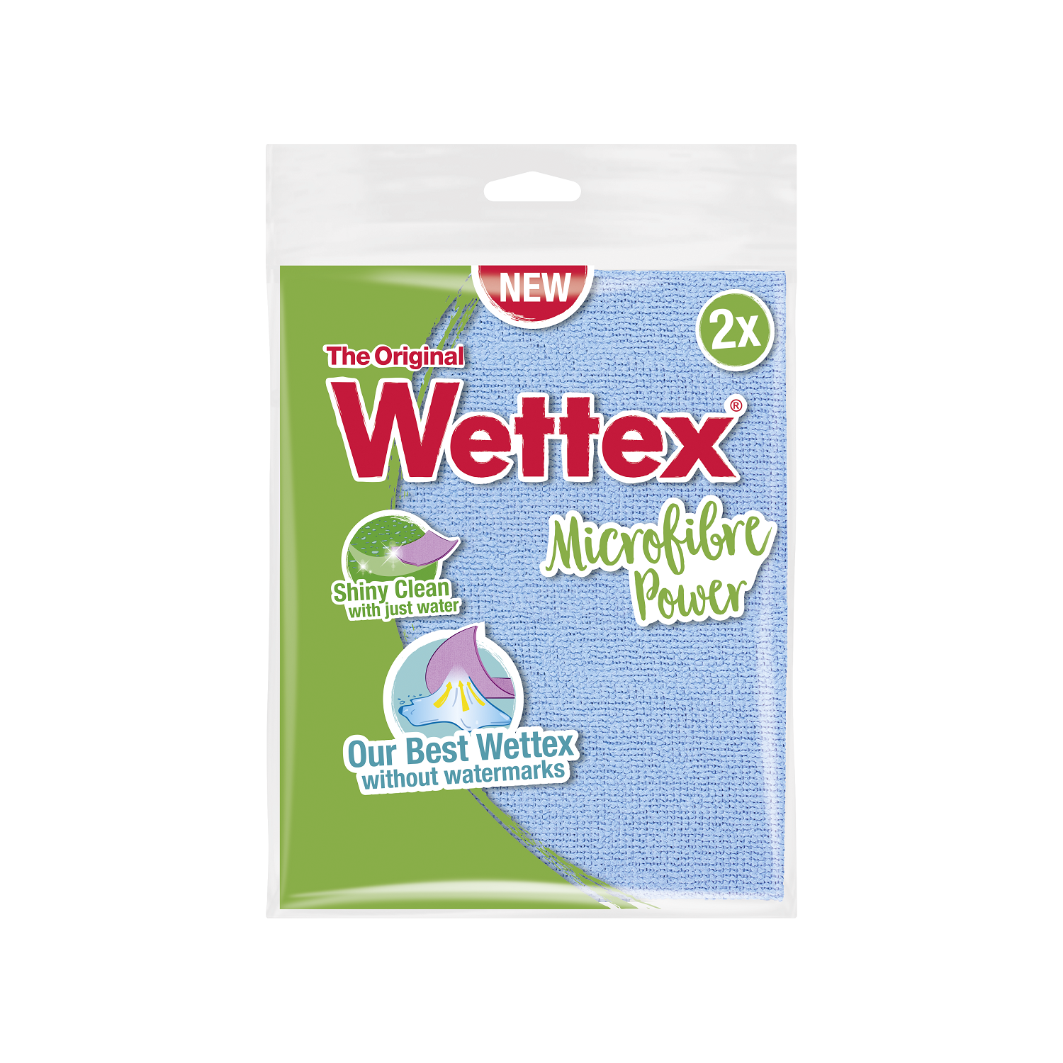 Πετσέτα Μικροϊνών Microfibre Power Wettex (2τεμ) | e-Fresh.gr