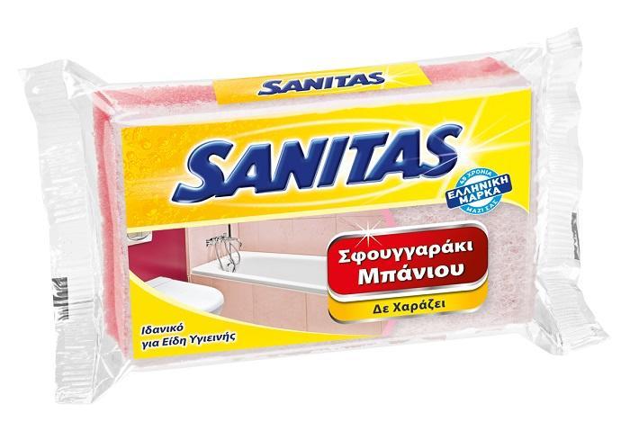 Σφουγγαράκι Μπάνιου Sanitas (1 τεμ) | e-Fresh.gr