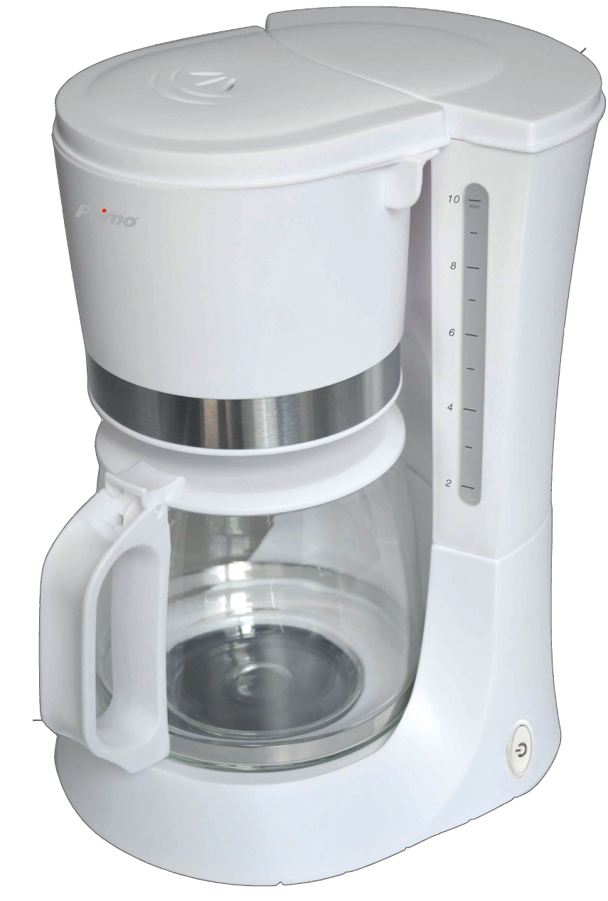 Coffee Maker 1.2L White / Inox Primo (1 pc) | e-Fresh.gr